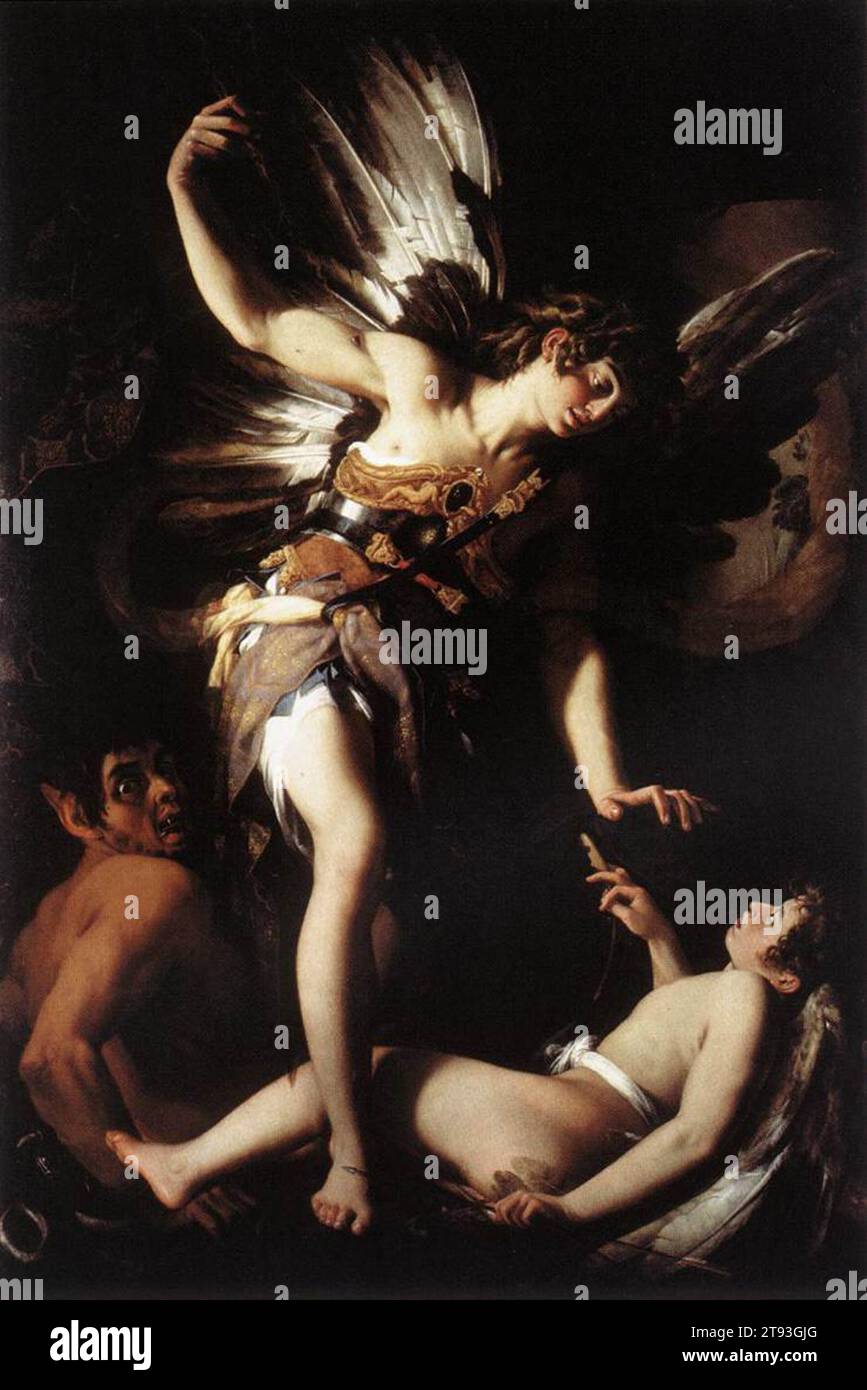 Sacred and Profane Love 1602 by Giovanni Baglione Stock Photo - Alamy