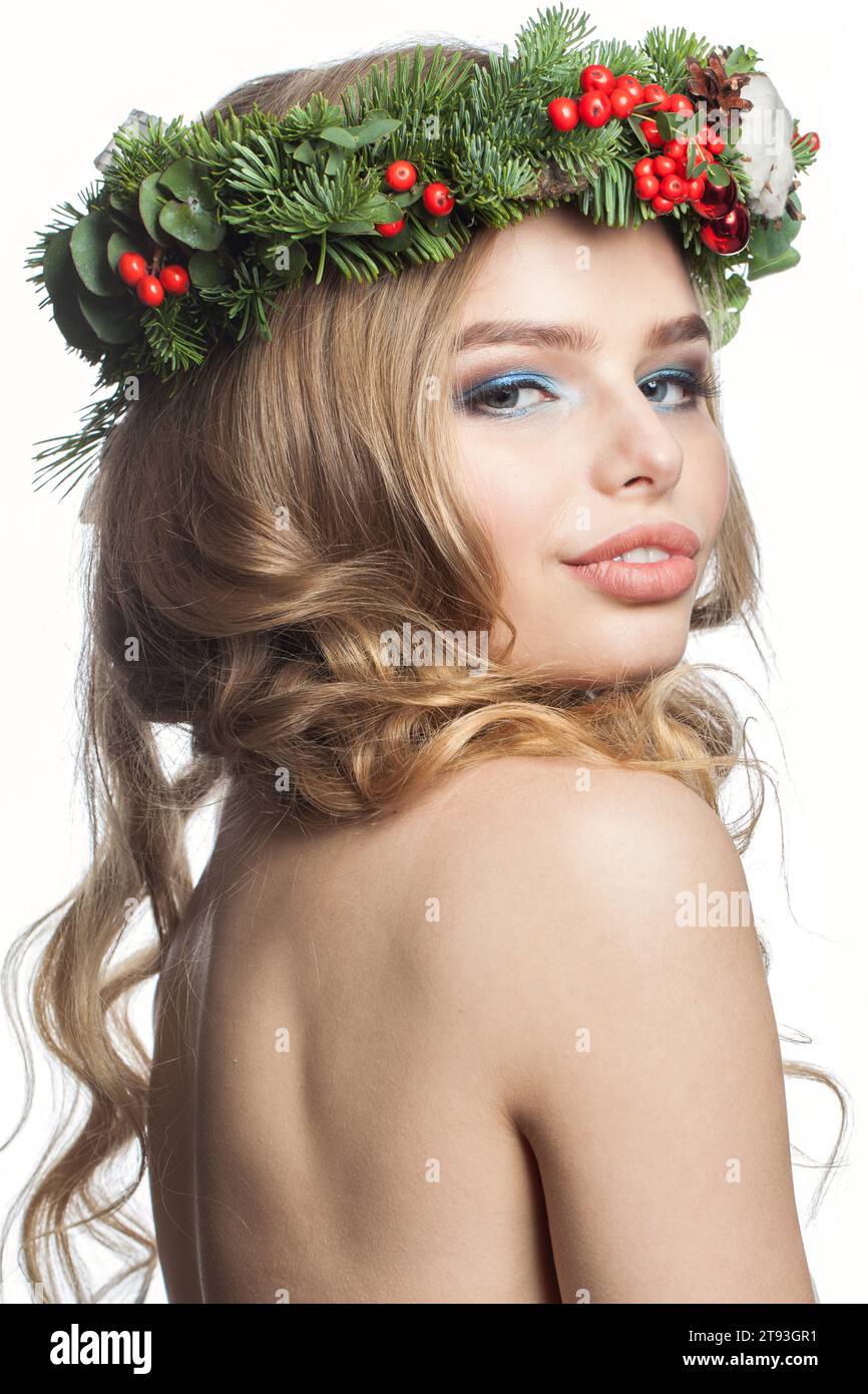 Aesthetic female model studio isolated hi-res stock photography and ...