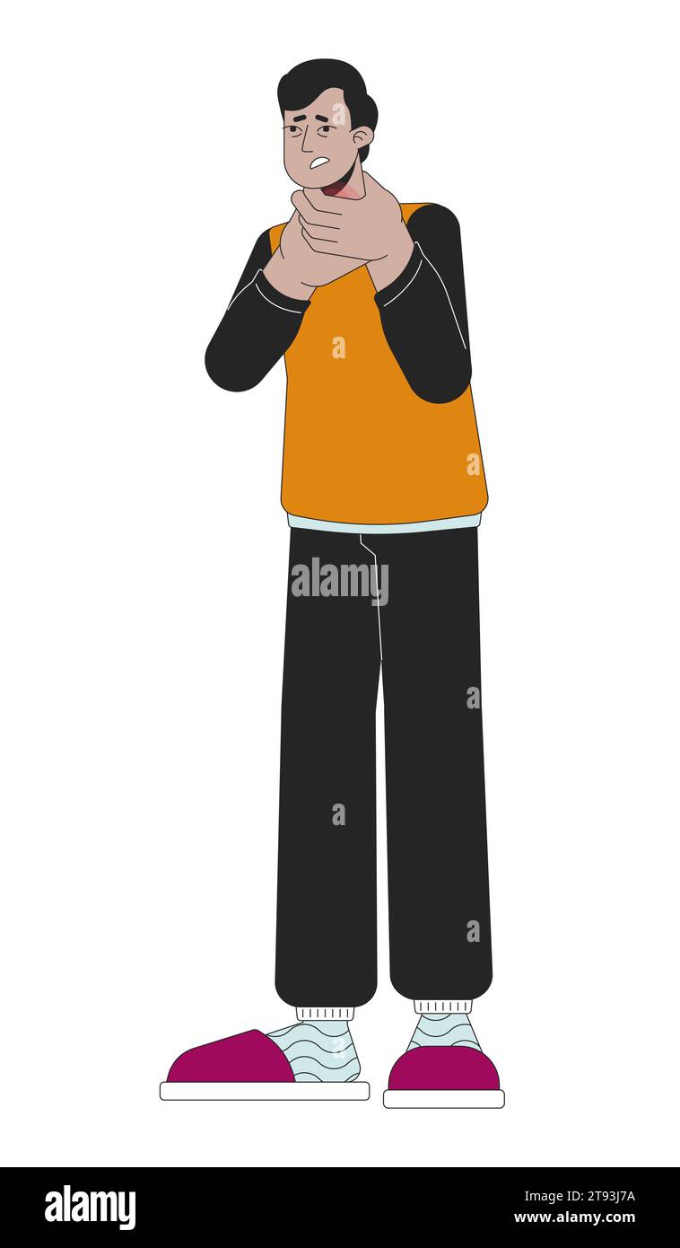 Flu sore throat line Cut Out Stock Images & Pictures - Alamy