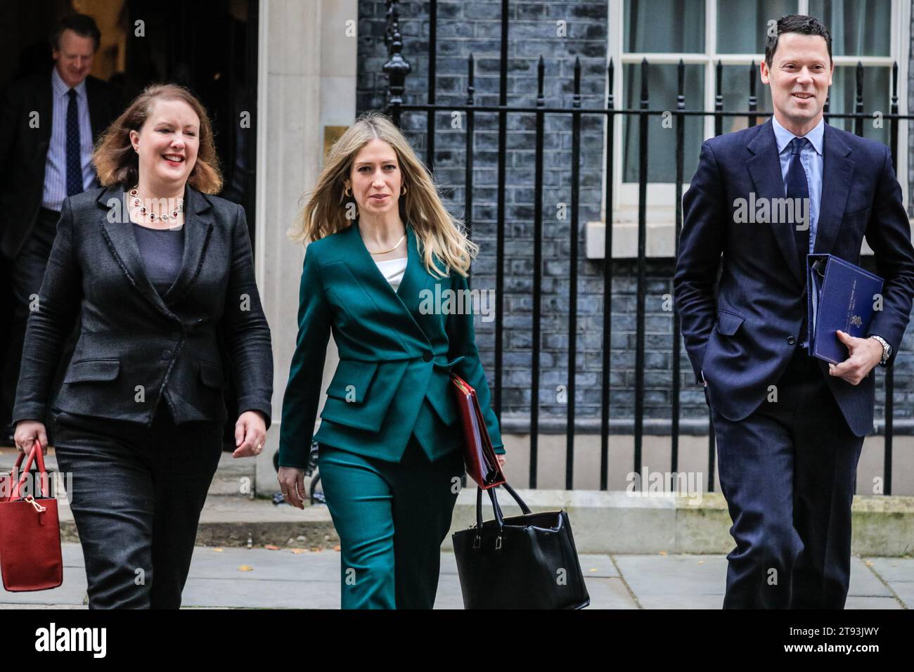 London, UK. 22nd Nov, 2023. Victoria Prentiss, Laura Trott, Alex Chalk ...