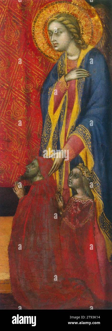 Altarpiece (detail) 1374 by Barnaba Da Modena Stock Photo - Alamy