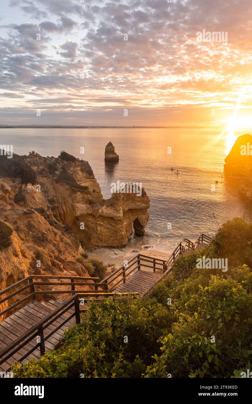 Steps camilo beach praia camilo hi-res stock photography and images - Alamy