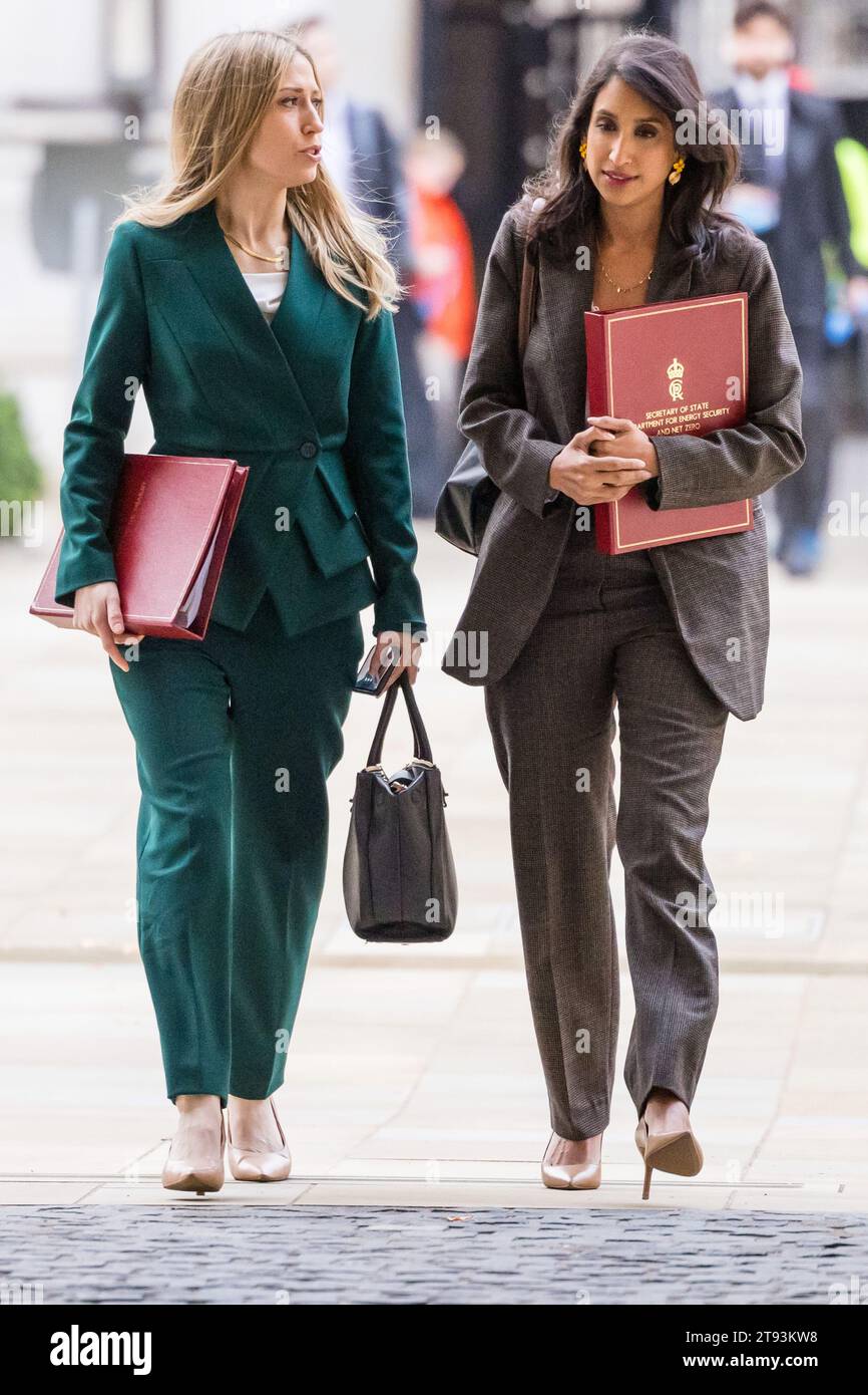 Downing Street, London, UK. 22nd November 2023. Laura Trott MBE MP ...