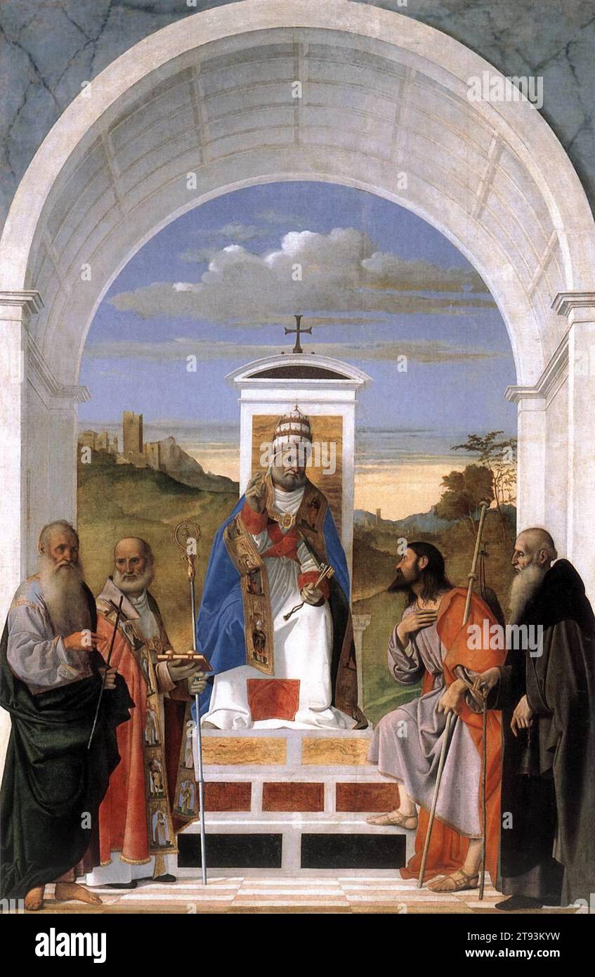 St peter enthroned hi-res stock photography and images - Alamy