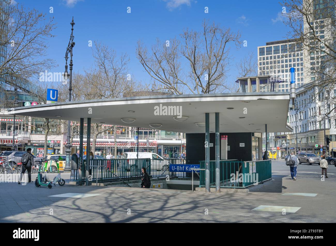 Eingang U-Bahnhof Kurfürstendamm, Joachimsthaler Platz, Charlottenburg ...