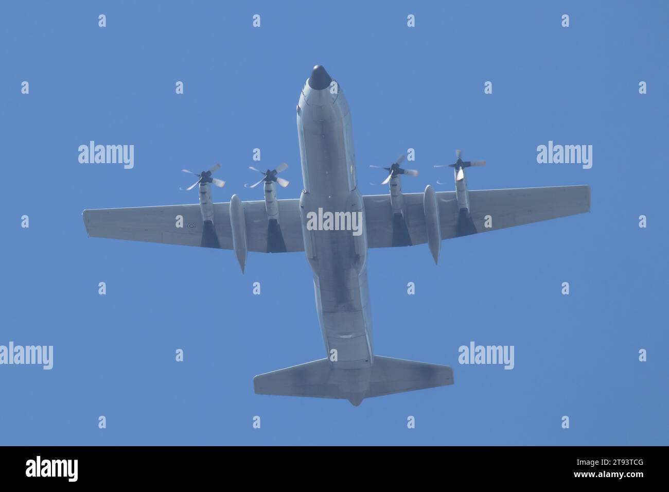 C-130 Hercules cargo military airplane in flight Stock Photo - Alamy