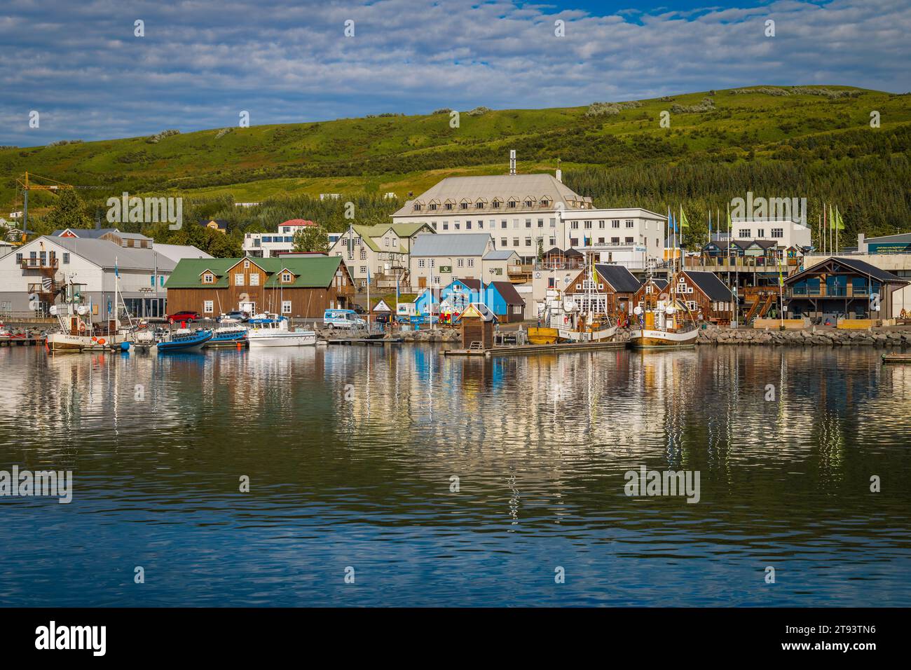 Husavik port harbour north hi-res stock photography and images - Alamy