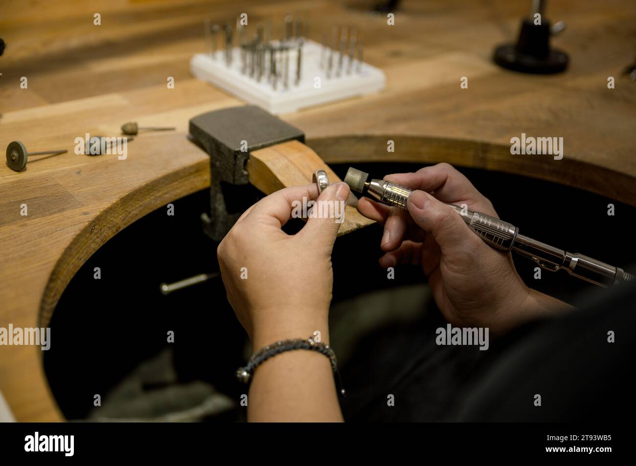 Jewellery polishing machine hi-res stock photography and images - Alamy