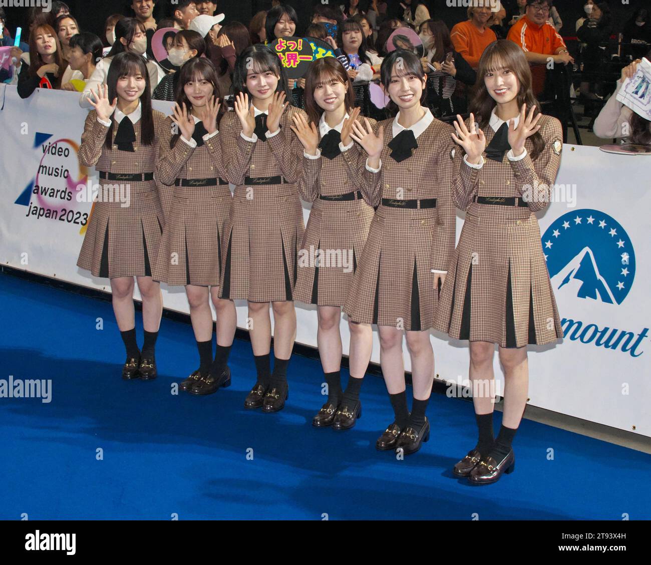 Yokohama, Japan. 22nd Nov, 2023. Japanese girls group Hinatazaka46 ...