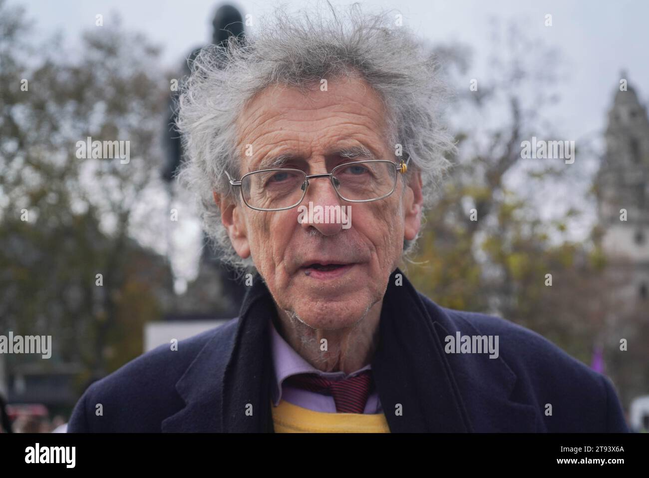 London, UK. 22 November 2023. Political activist Piers Corbyn , brother ...
