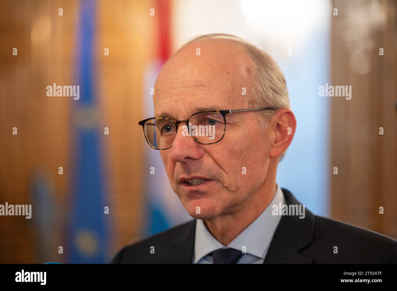 Luxemburg, Luxembourg. 22nd Nov, 2023. Luc Frieden (Christian Social ...