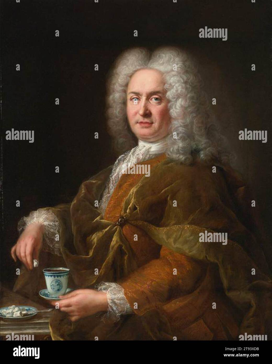 Portrait of a Gentleman - by Alexis-Simon Belle Stock Photo - Alamy