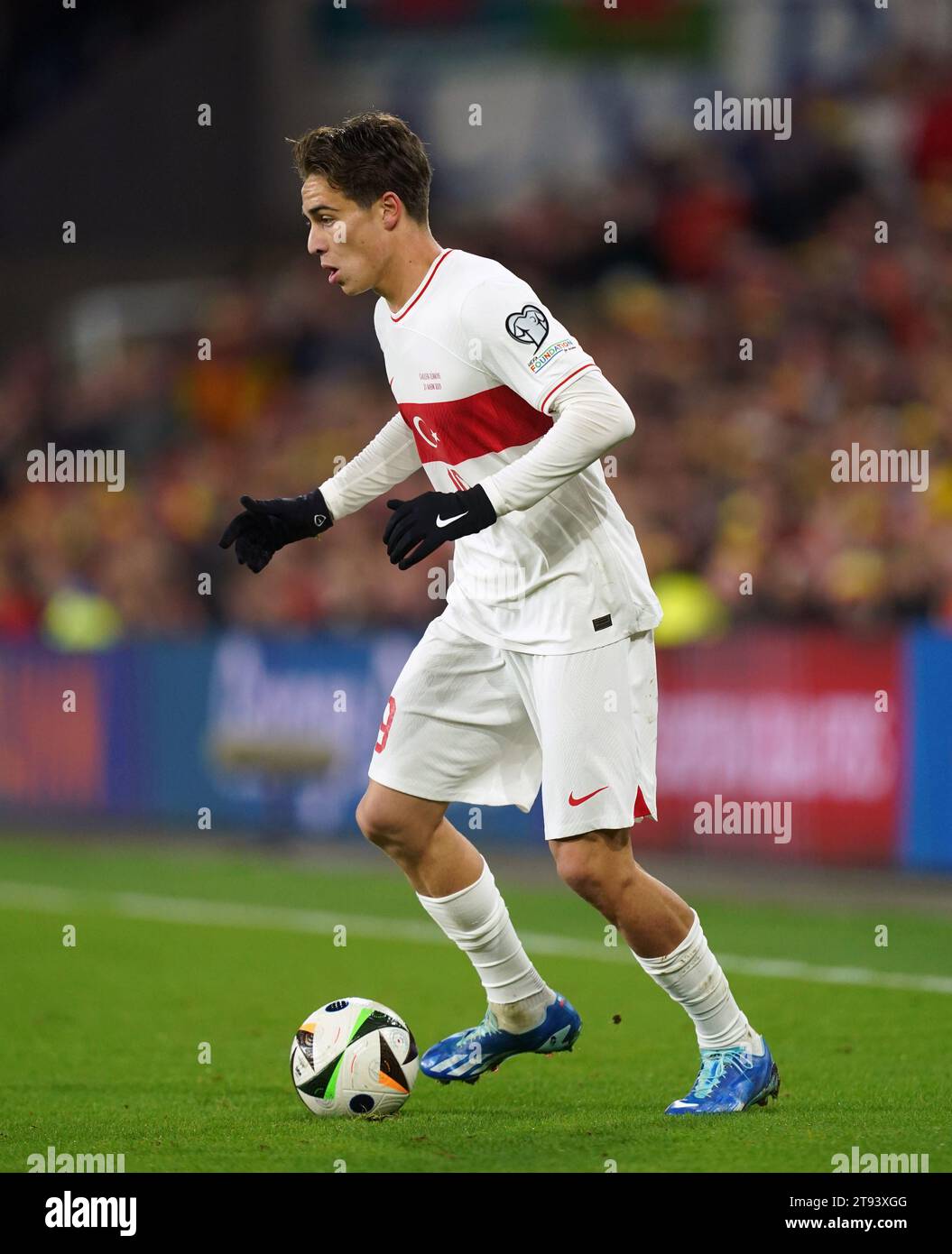 Turkey's Kenan Yildiz during the UEFA Euro 2024 Qualifying Group D ...
