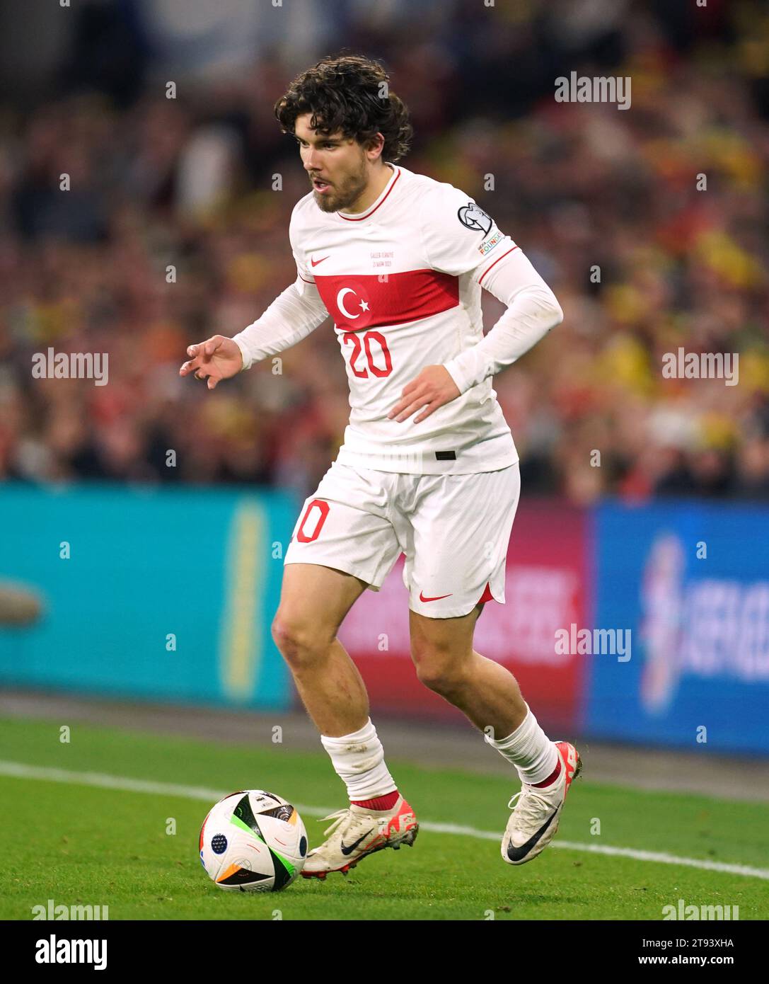 Turkey's Ferdi Kadioglu during the UEFA Euro 2024 Qualifying Group D ...