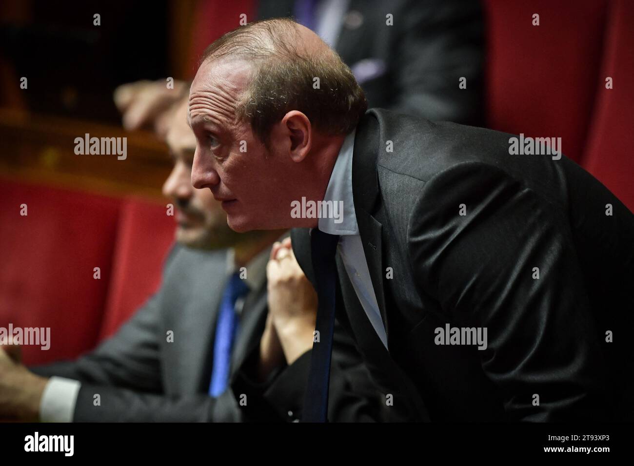 Paris, France. 22nd Nov, 2023. French Member of Parliament and ...