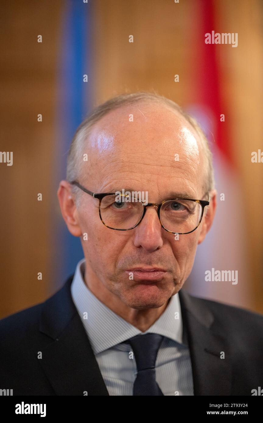 Luxemburg, Luxembourg. 22nd Nov, 2023. Luc Frieden (Christian Social ...