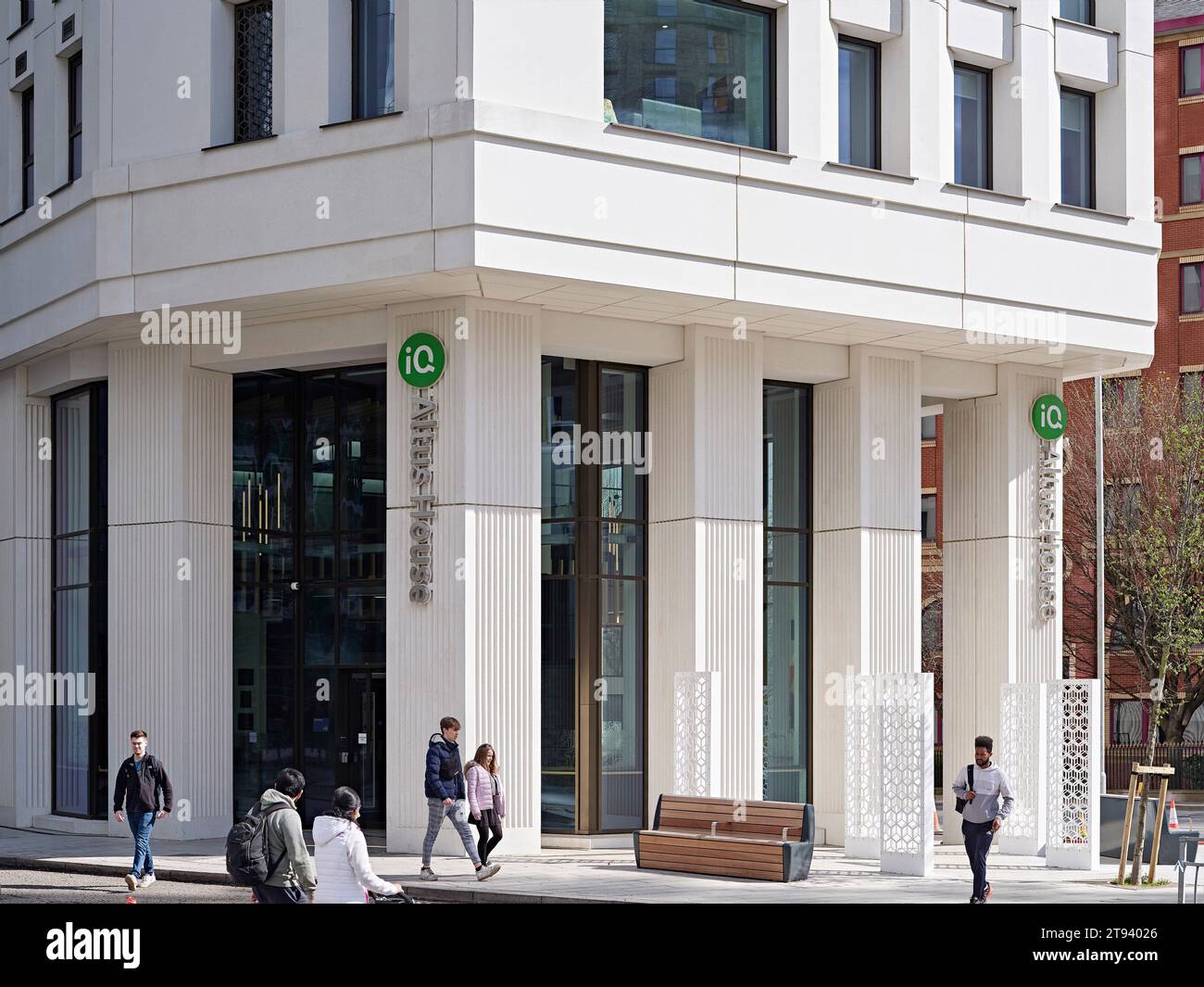 Main entrance to Altus House. Altus House, Leeds, United Kingdom ...