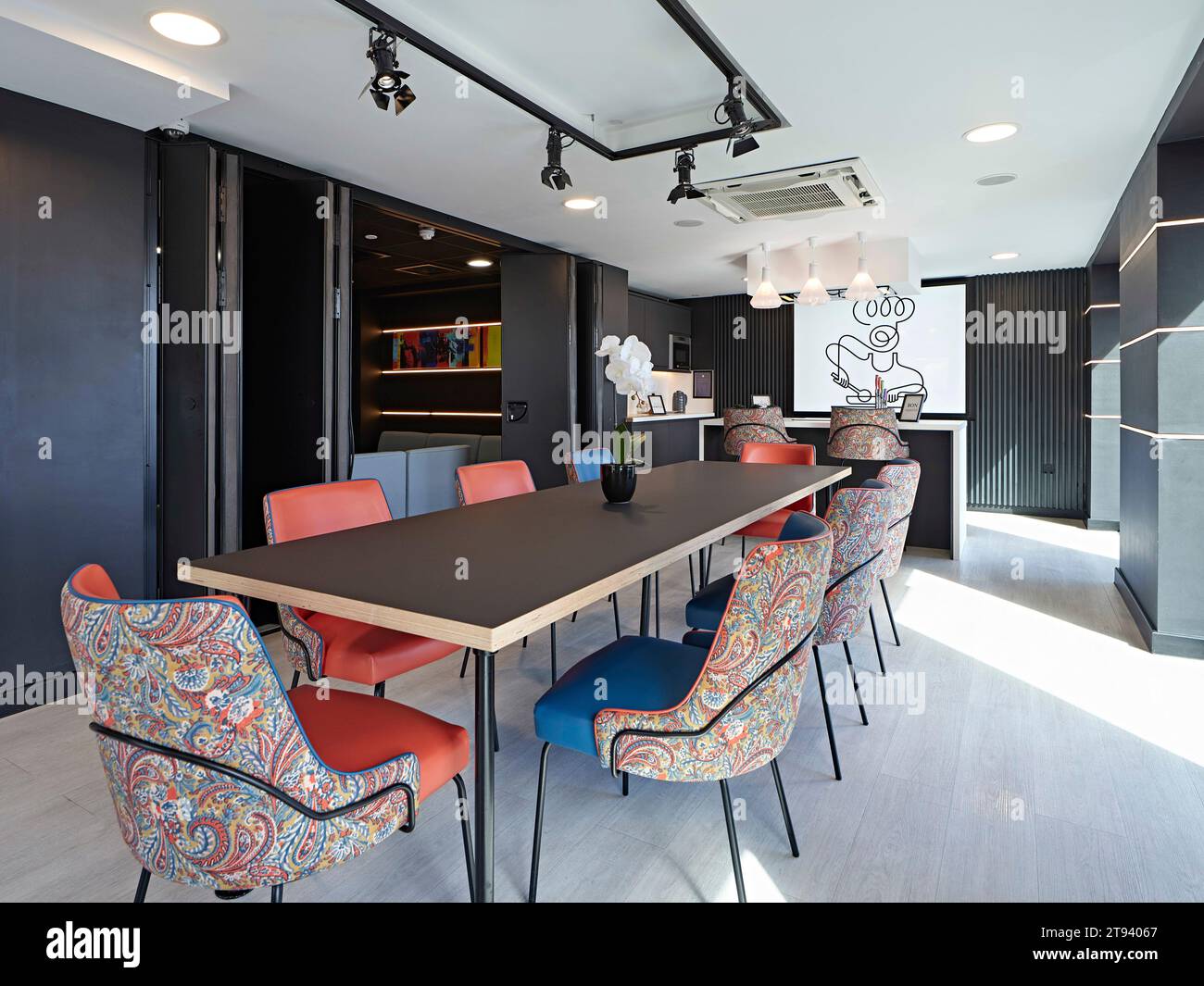 Meeting room on the upper floor. Altus House, Leeds, United Kingdom ...