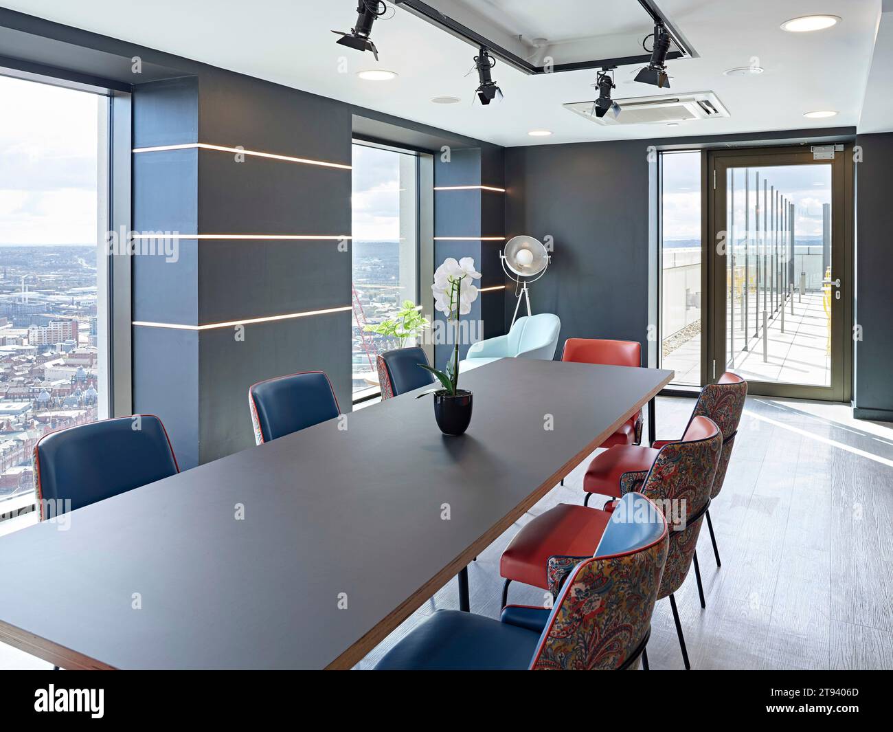 Meeting room on the upper floor. Altus House, Leeds, United Kingdom ...