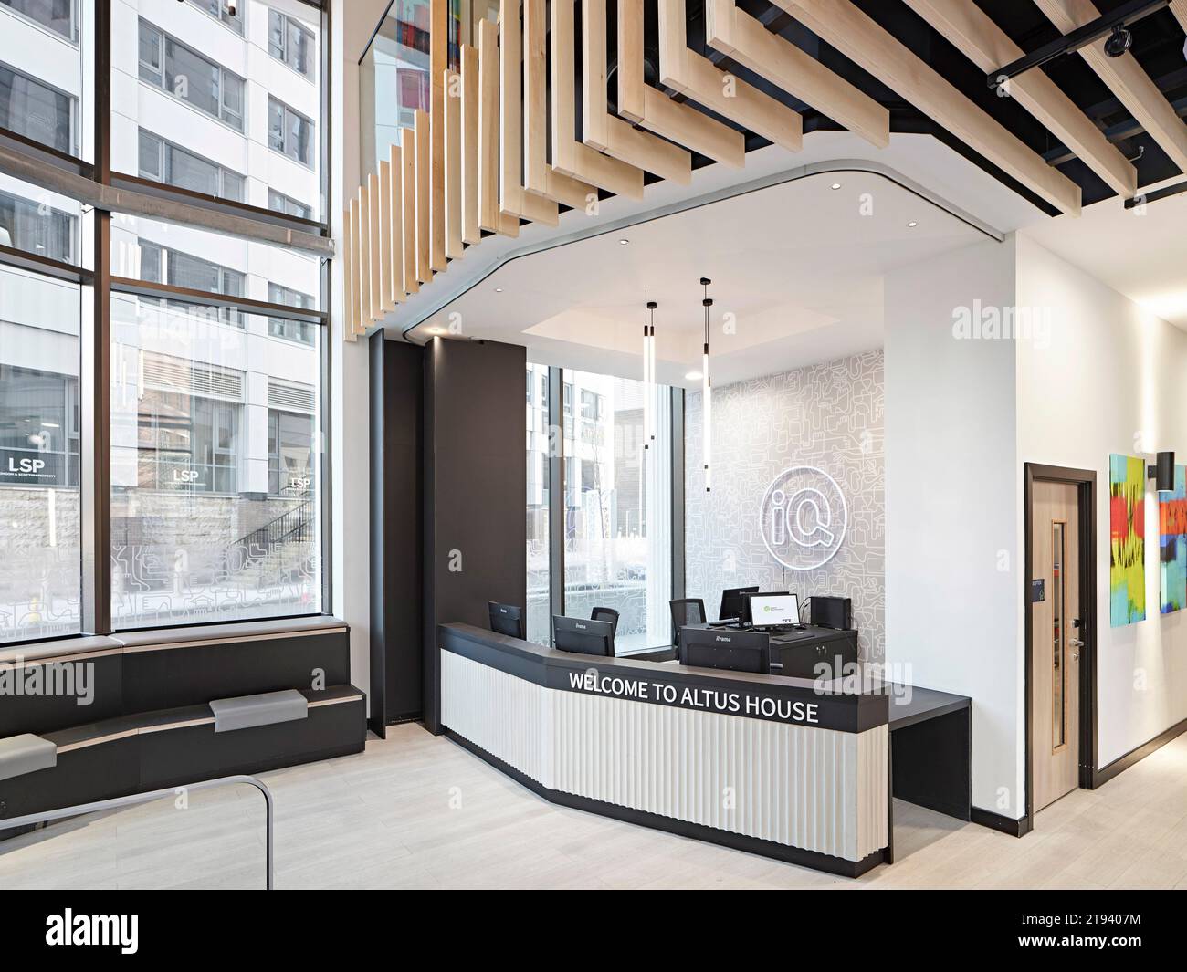 Reception on ground floor. Altus House, Leeds, United Kingdom ...
