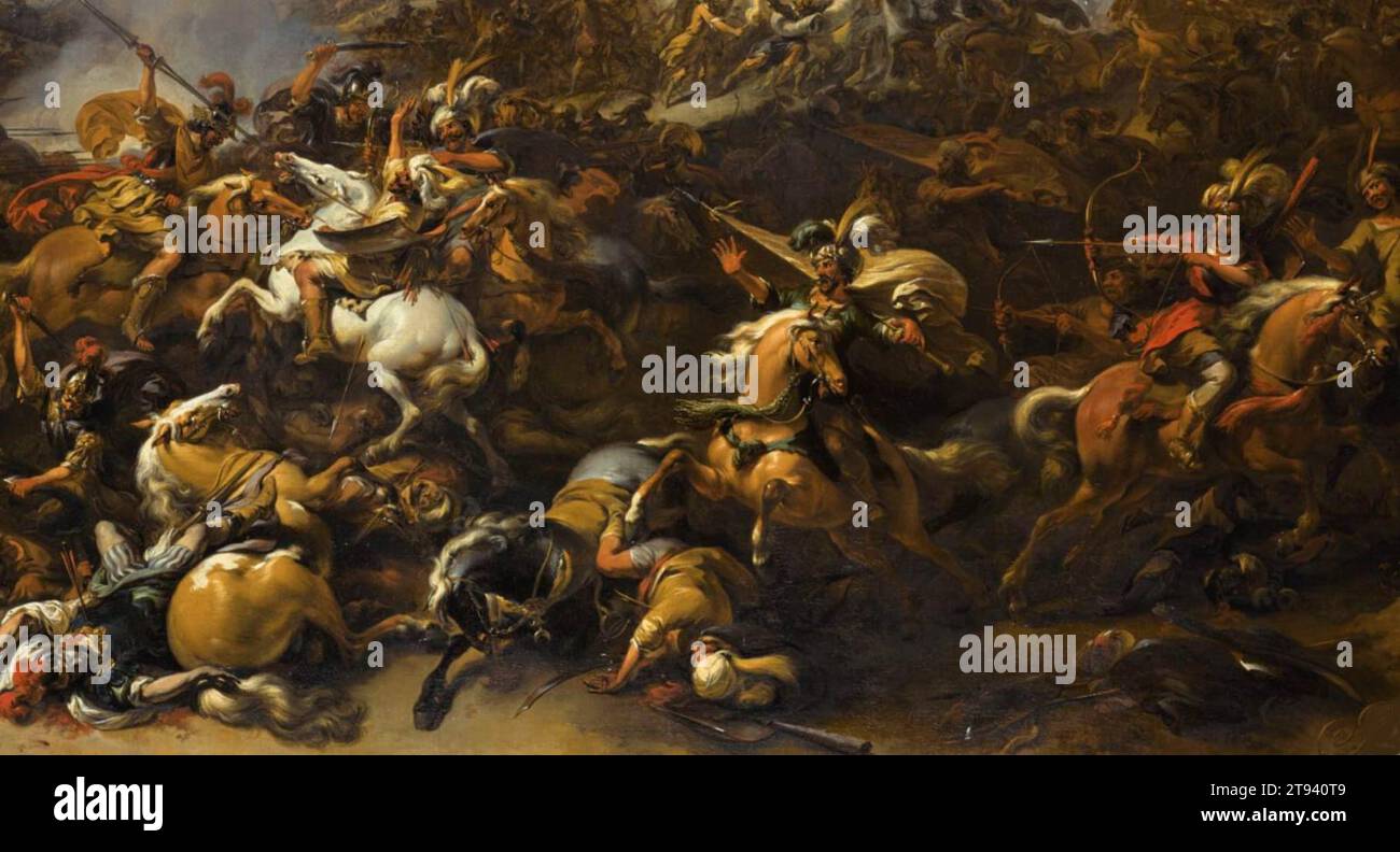 The Battle between Alexander and Porus (detail) - by Nicolaes (Claesz ...