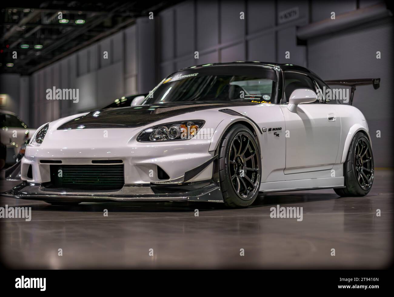 A Honda S2000 is parked inside a building at a car show Stock Photo - Alamy
