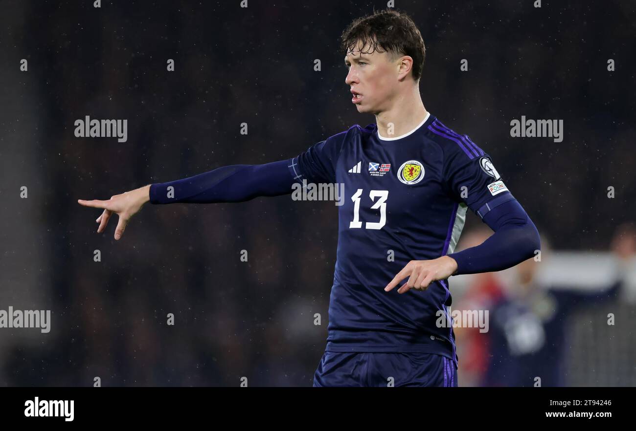 Scotland's Jack Hendry during the UEFA Euro 2024 Qualifying Group A ...