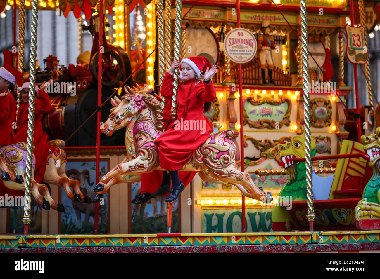 Choristers from Ely Cathedral going for a spin on the traditional ...
