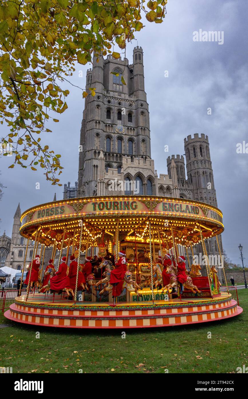 Choristers from Ely Cathedral going for a spin on the traditional ...