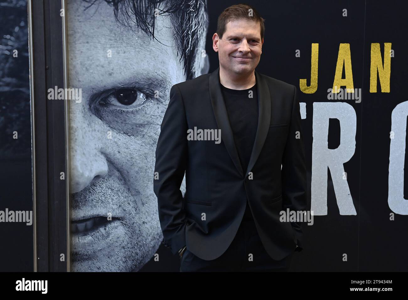 Jan ULLRICH vor Filmplakat am Sendlinger Tor Kino. Special Screening ...