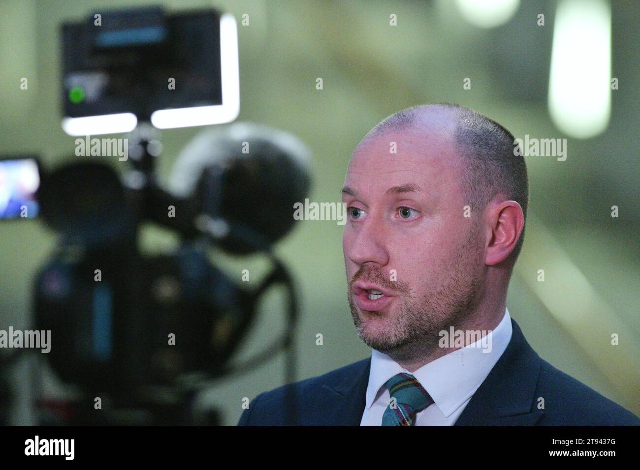 Edinburgh Scotland, UK 22 November 2023. Cabinet Secretary for ...