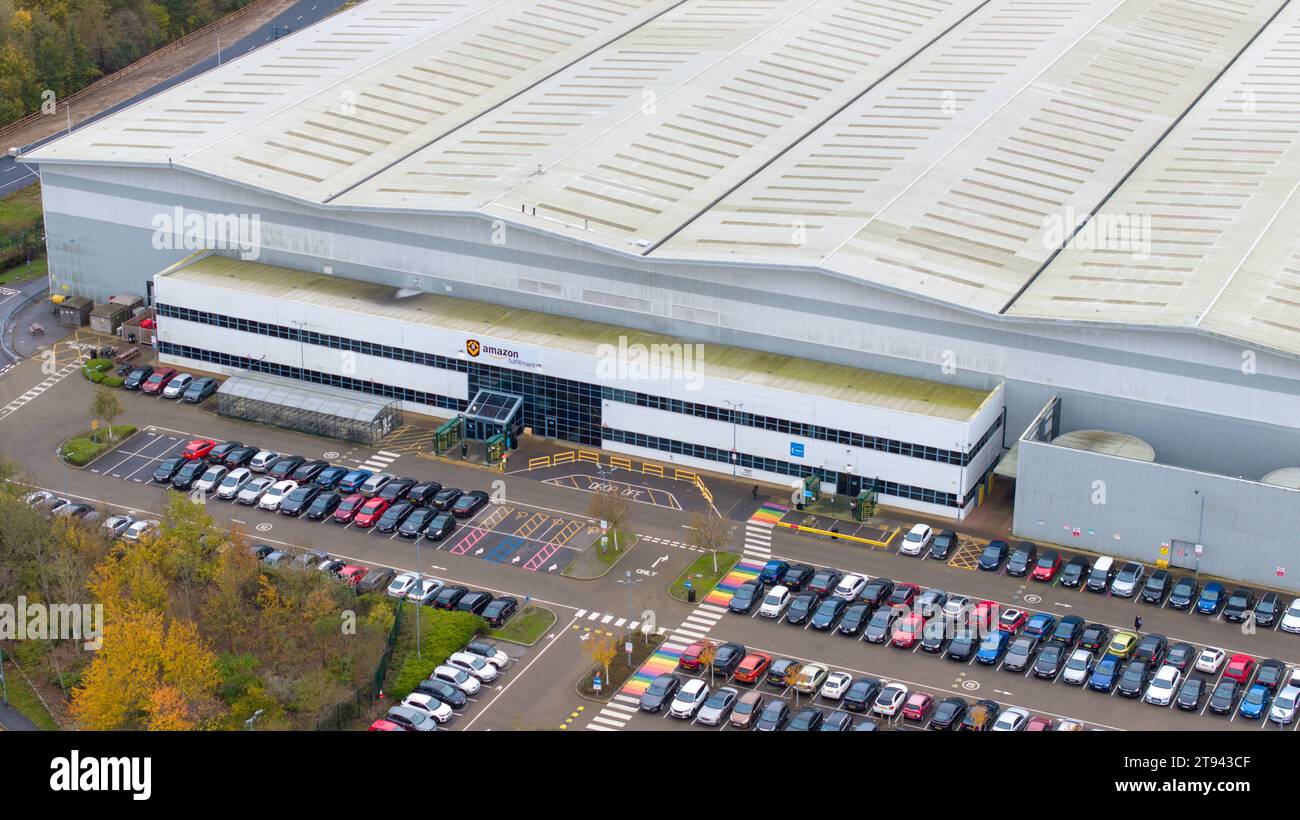 Picture dated Nov 14th shows the Amazon fulfilment centre in ...