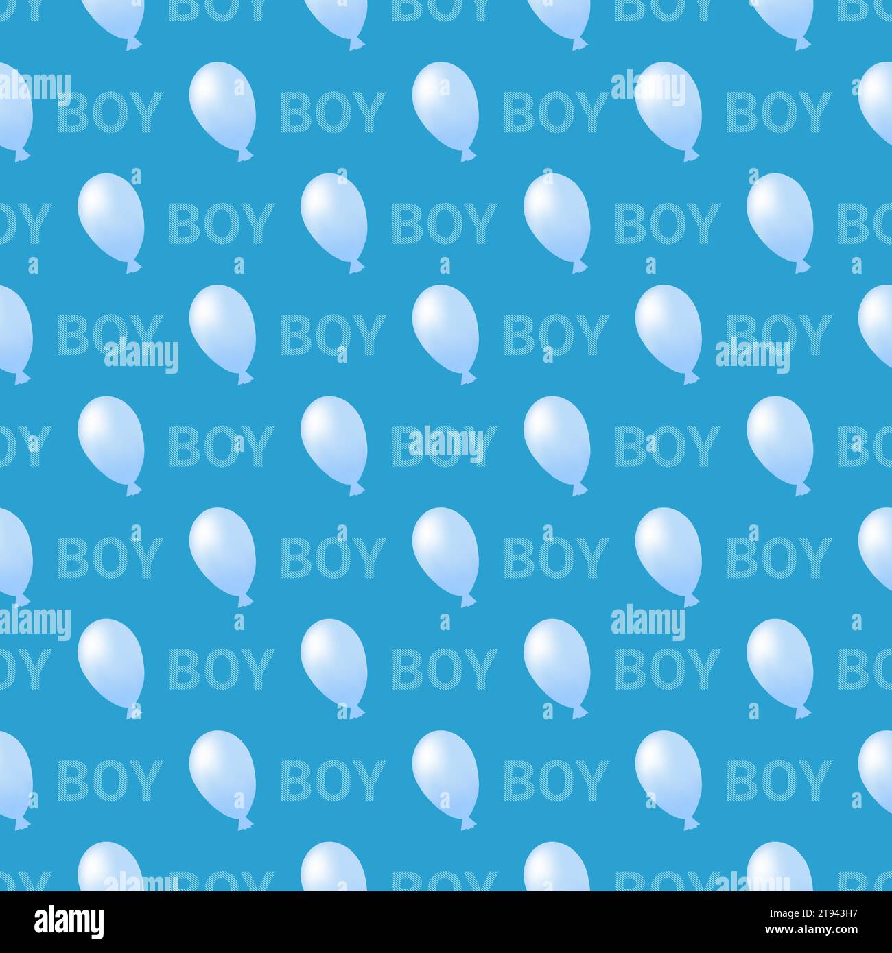 Vector seamless pattern for boys. Blue background Stock Vector Image ...