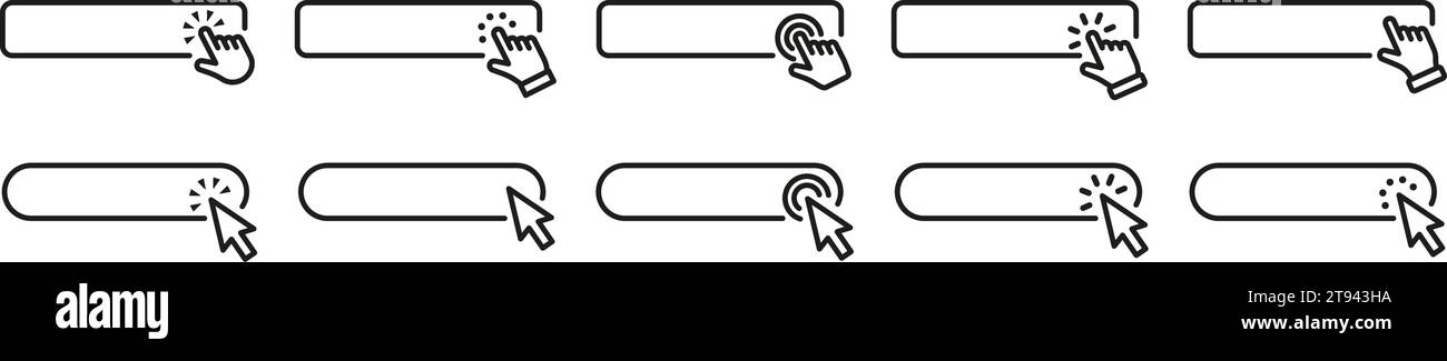 Press the buttons Cut Out Stock Images & Pictures - Alamy