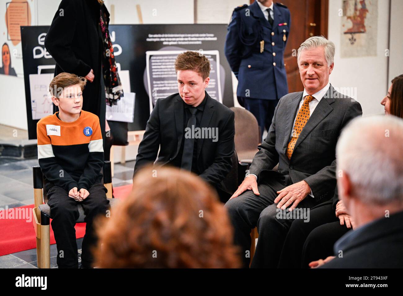 Leuven, Belgium. 22nd Nov, 2023. King Philippe - Filip of Belgium ...