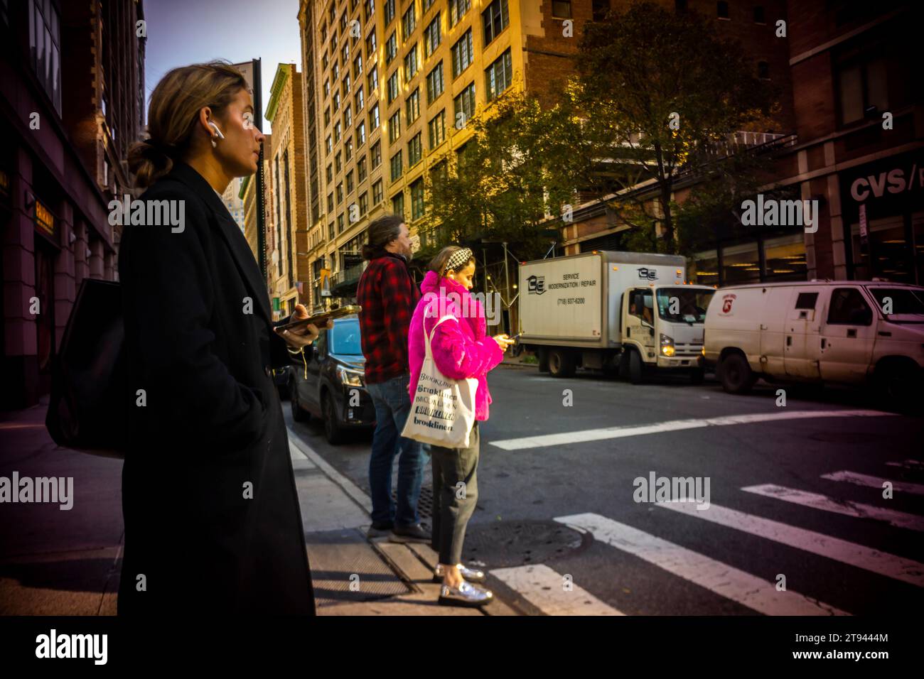 Street activity in Chelsea in New York on Tuesday, November 14, 2023 ...