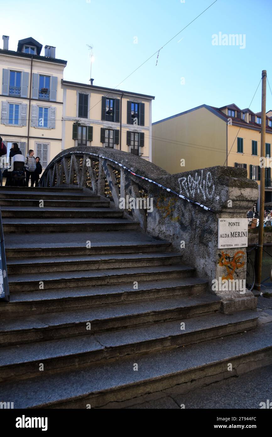 Alda merini bridge hi-res stock photography and images - Alamy