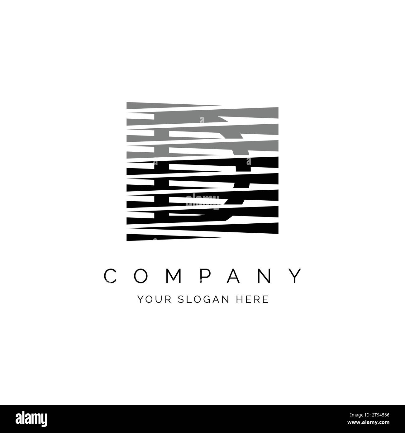 Letter D logo, abstract modern square design suitable for web and ...