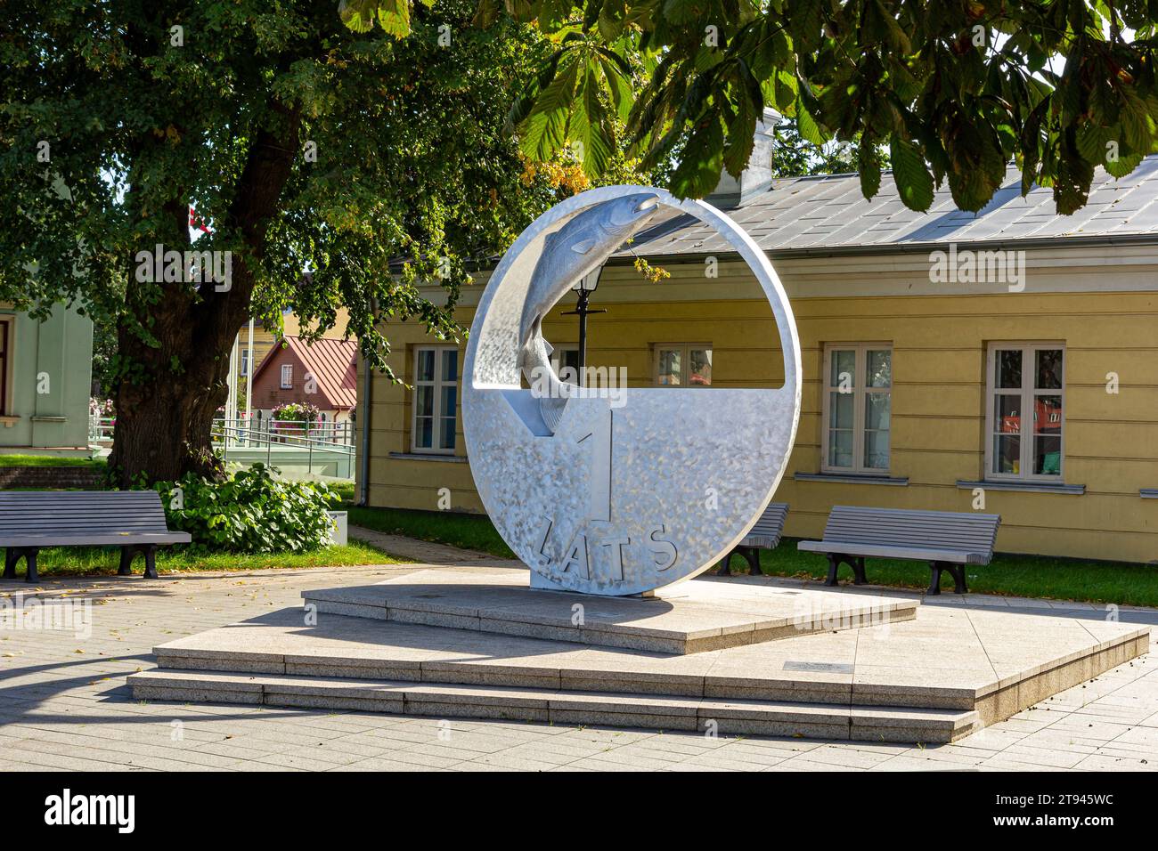 Ventspils, Latvia - September 18. 2023: The urban environment object ...