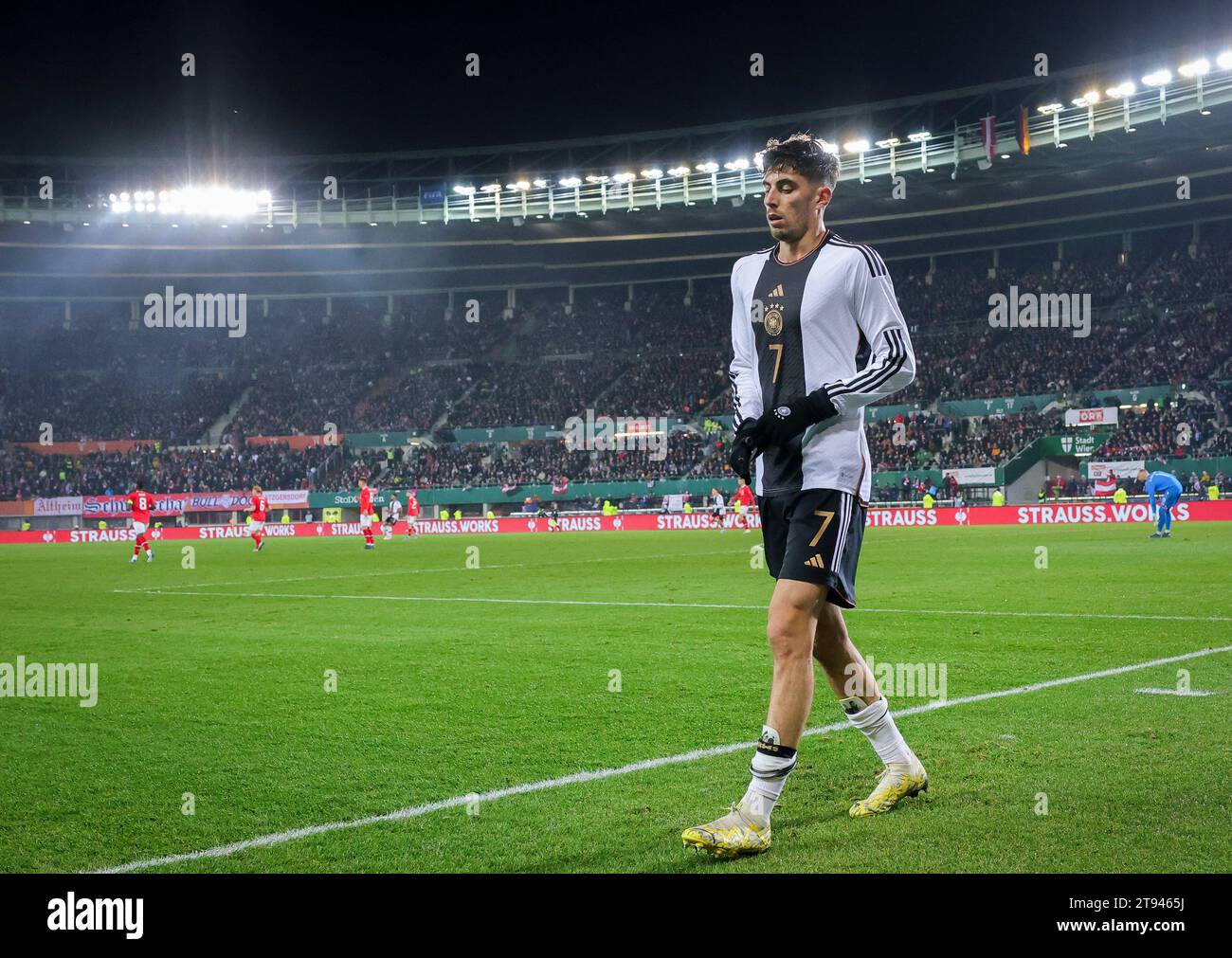 Wien, Austria. 21st Nov, 2023. Soccer: International match, Austria ...