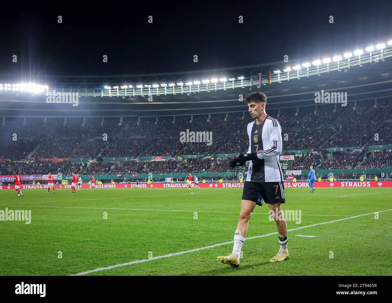 Wien, Austria. 21st Nov, 2023. Soccer: International match, Austria ...
