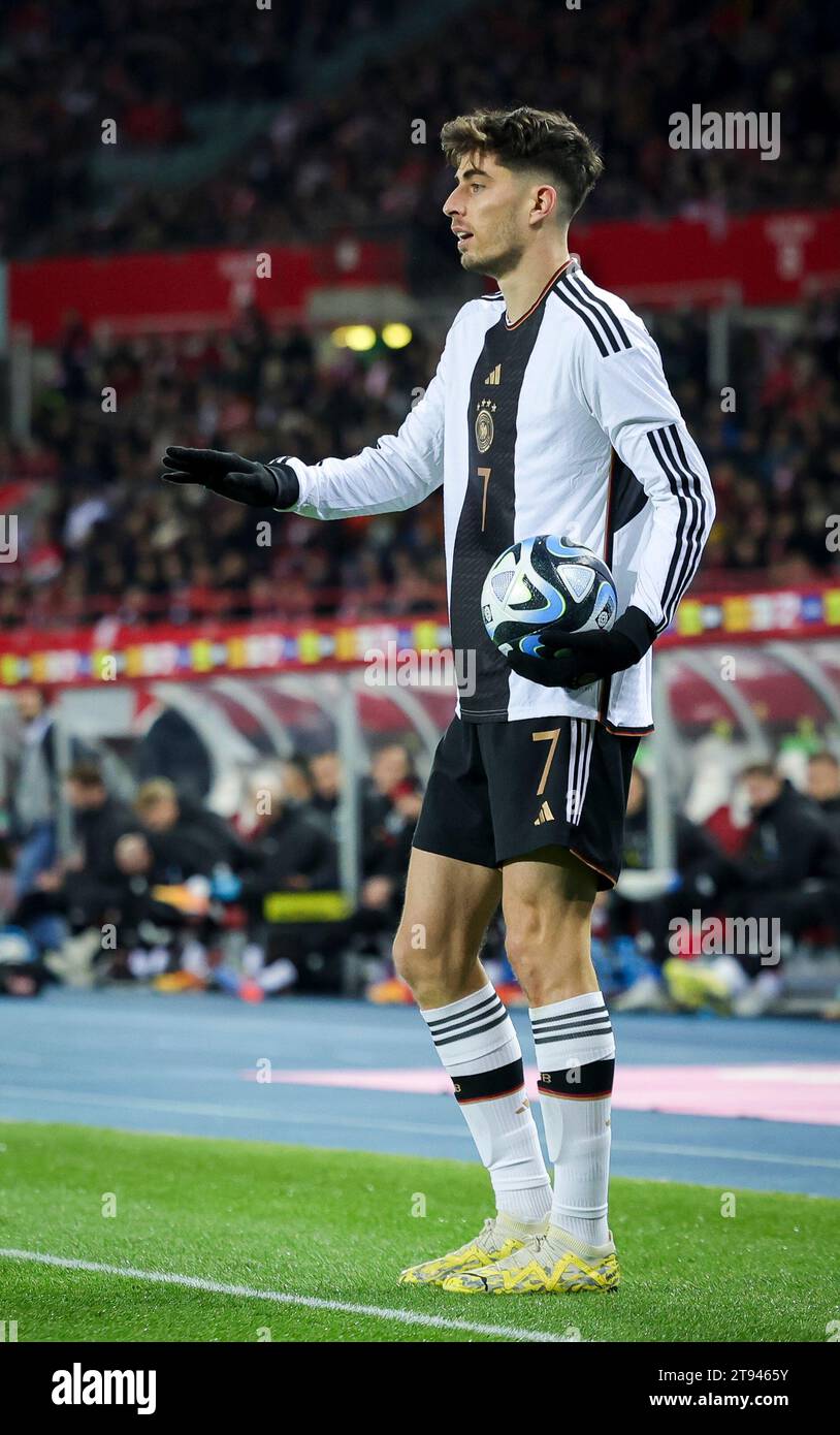 Wien, Austria. 21st Nov, 2023. Soccer: International match, Austria ...