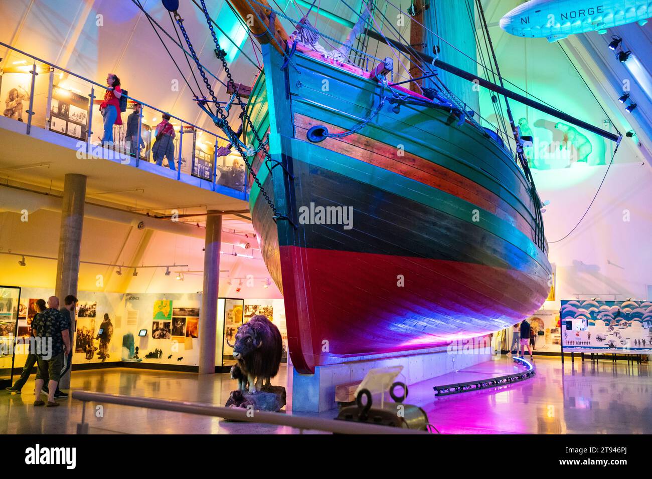 Oslo, Norway, June 21, 2023: The Fram Museum tells the story of ...