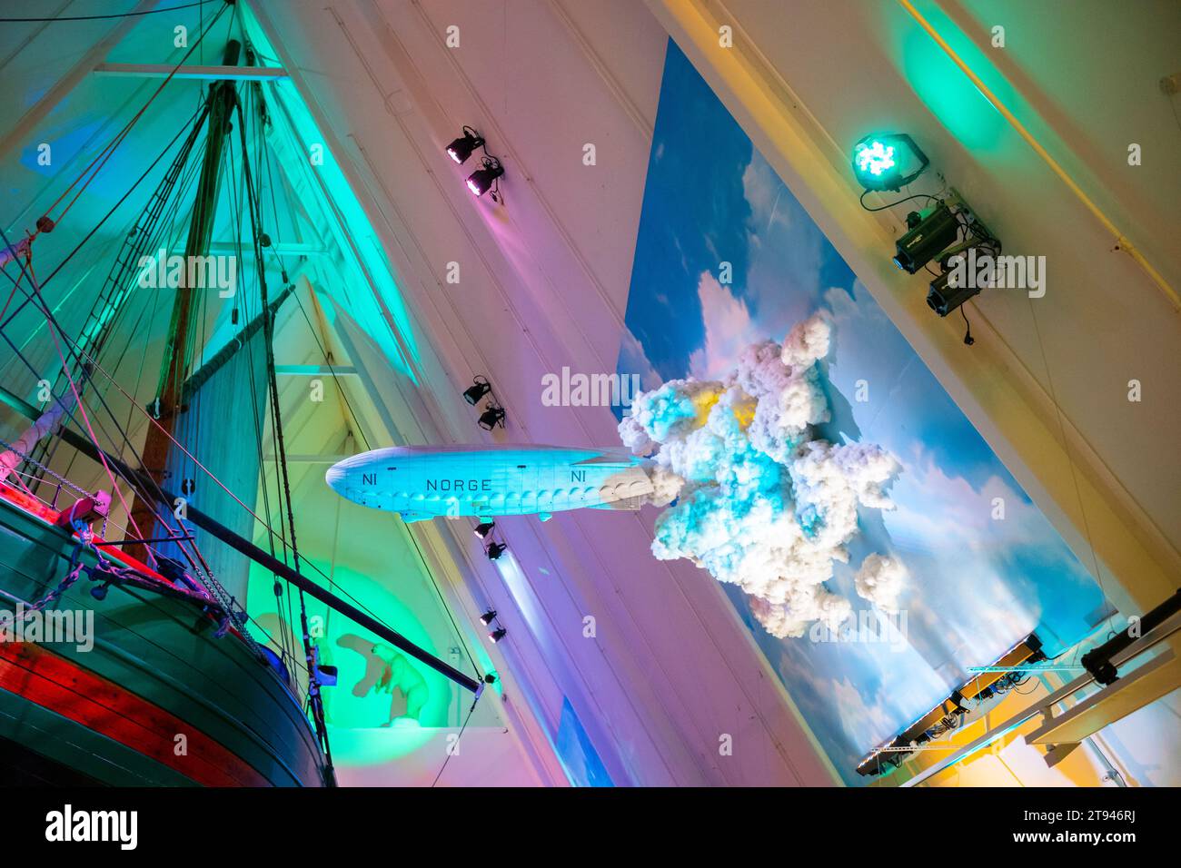 Oslo, Norway, June 21, 2023: The Fram Museum tells the story of ...