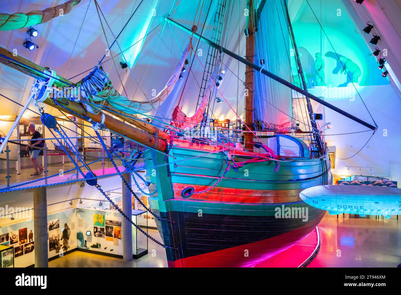 Oslo, Norway, June 21, 2023: The Fram Museum tells the story of ...