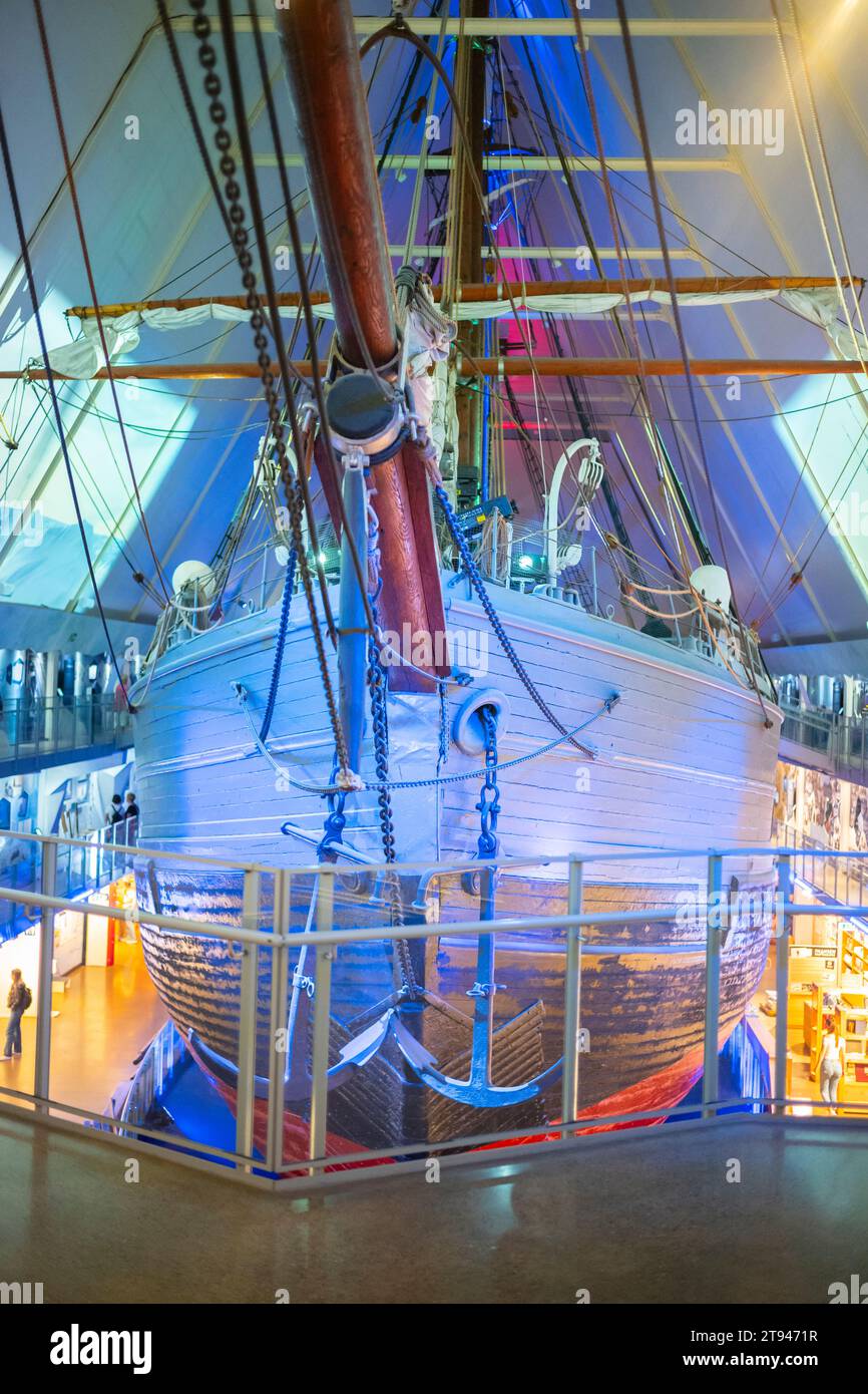 Oslo, Norway, June 21, 2023: The Fram Museum tells the story of ...