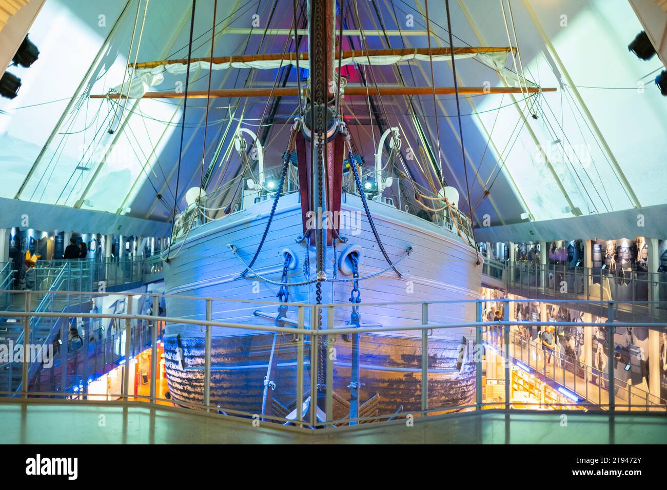 Oslo, Norway, June 21, 2023: The Fram Museum tells the story of ...