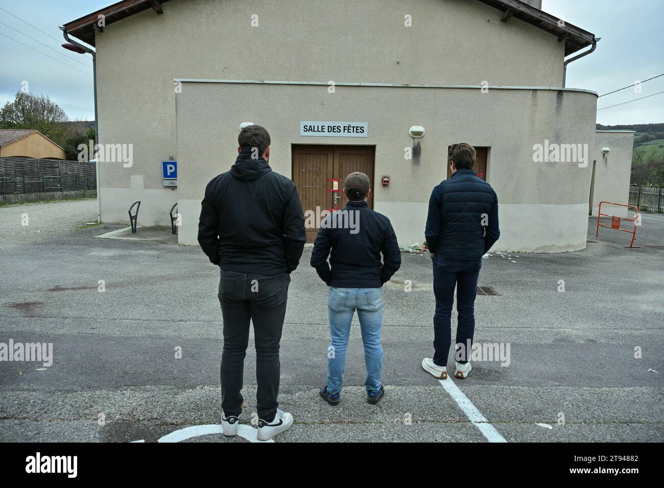 Romans Sur Isere, France. 22nd Nov, 2023. Gatherings at the Festival ...