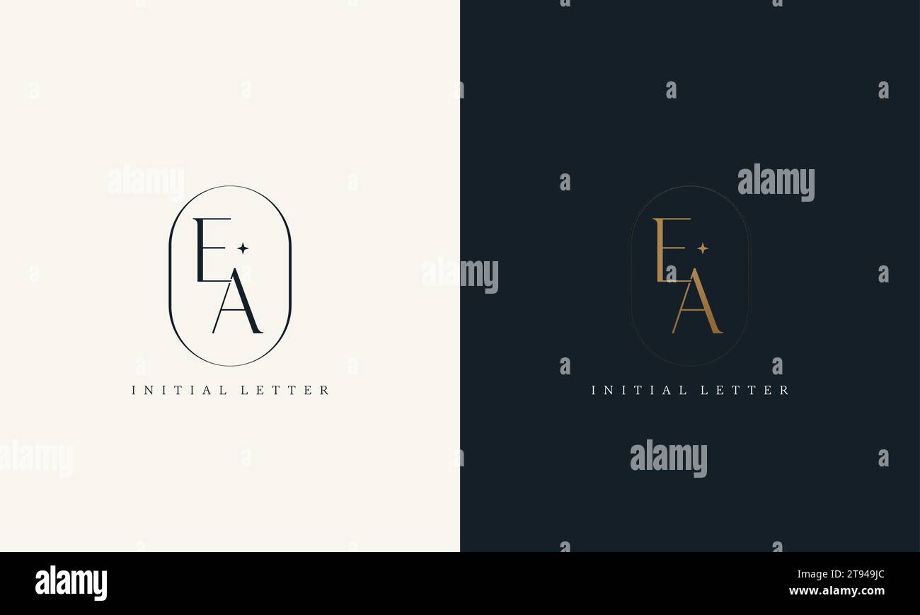 Ea minimal logo hi-res stock photography and images - Alamy