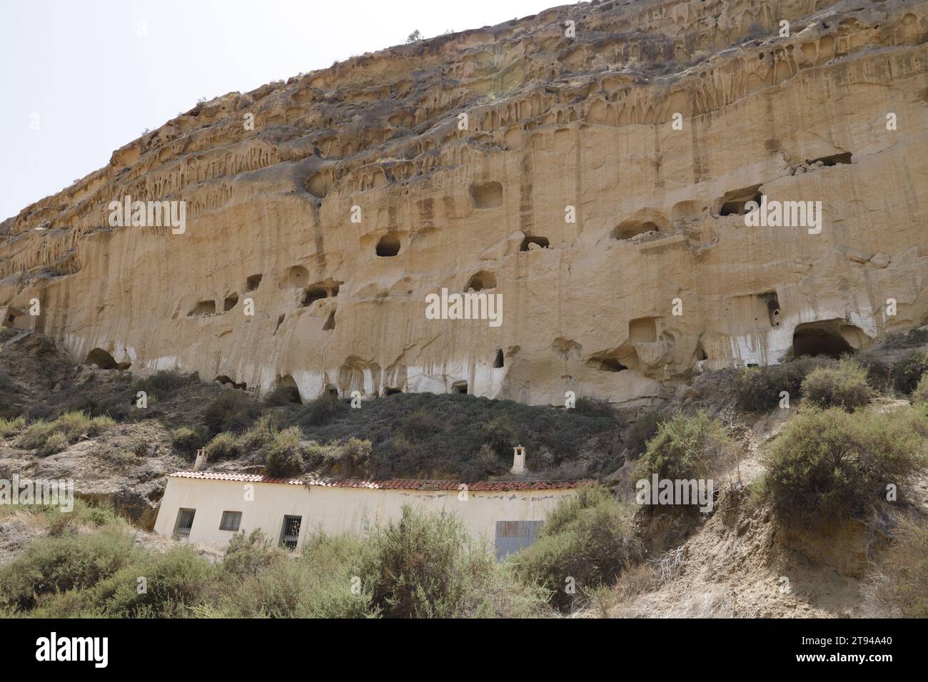 cave houses destroyed by earthquakes in Cuevas del Almanzora, Almería ...